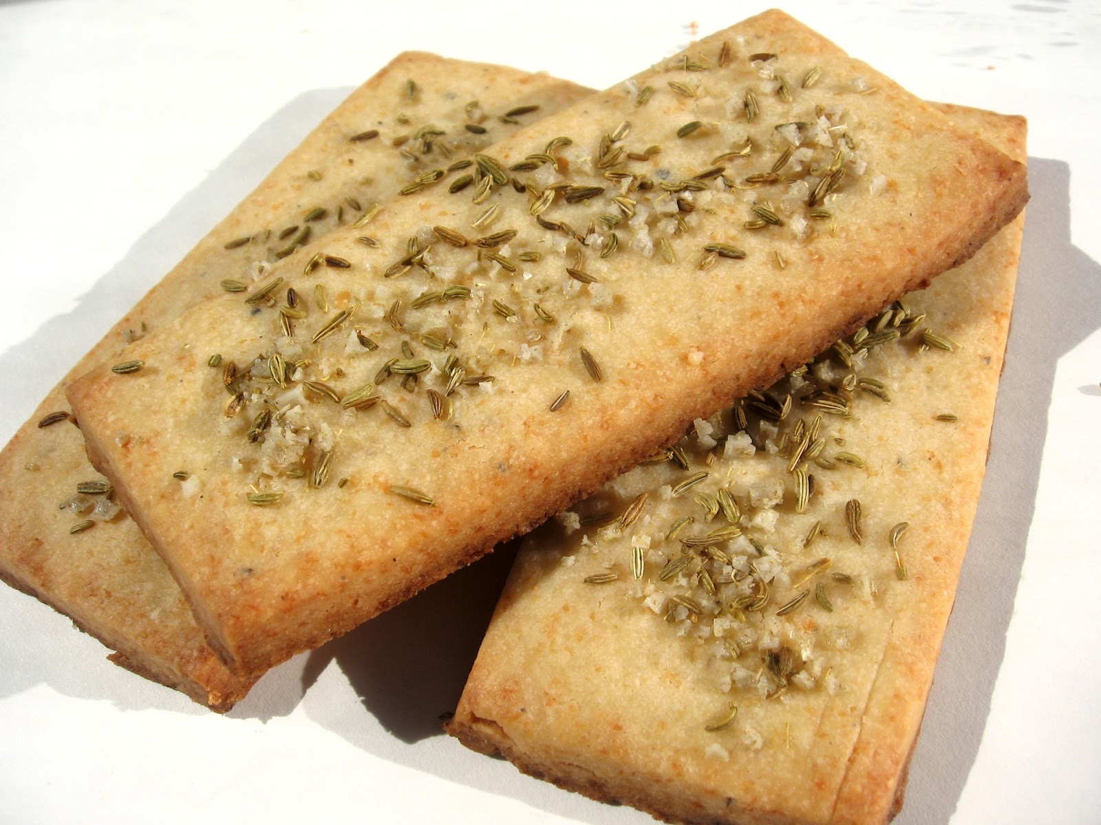 Parmesan Shortbread with Fennel and Sea Salt | Bake Your Face Off!