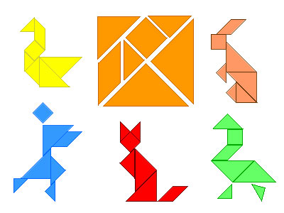 Adik Guru ~ Math: Permainan Tangram