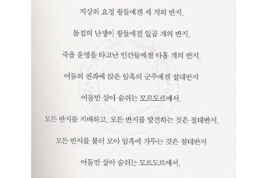 Tolkien Inspiration: The Ring Verse ... in 69 languages!