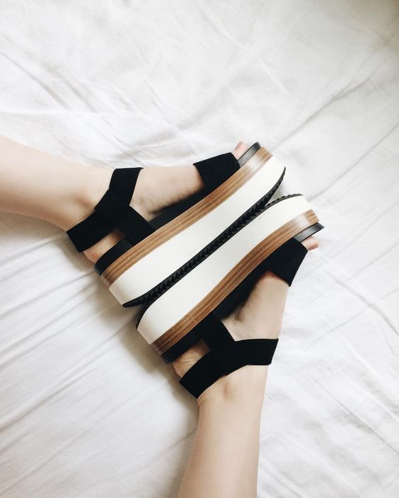 Wear the Flat Platform Sandal Trend! - Miss Rich