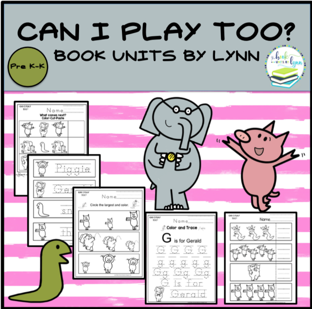 CAN I PLAY TOO? BOOK UNIT ~ Book Units by Lynn