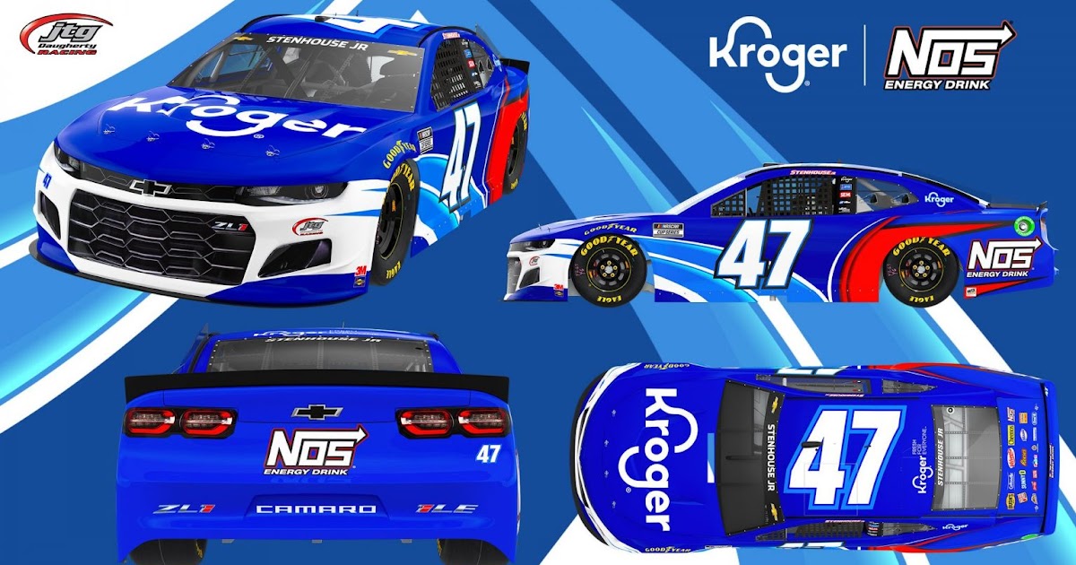 New Kroger's look on the No. 47 for 2021 - Stock Car Media