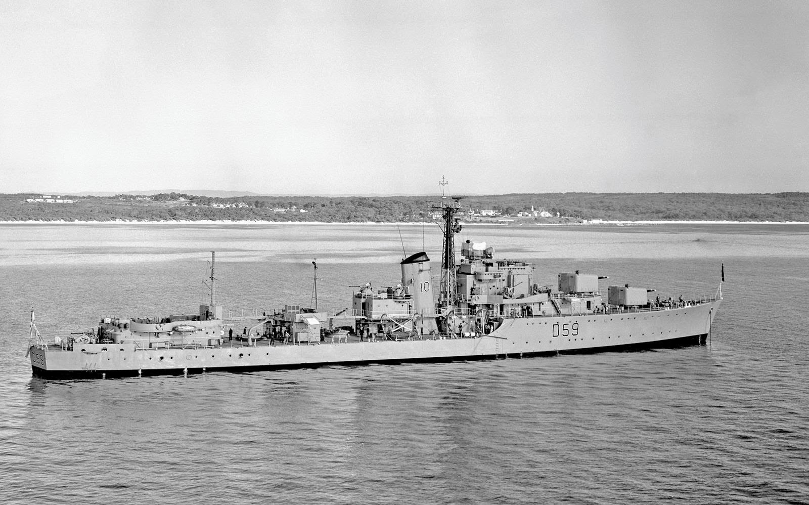 HMAS Anzac (D59) was a Battle class destroyer of the Royal Australian ...