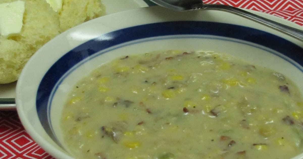 Caroline's Cakes & Crafts: Amish Bacon & Corn Chowder