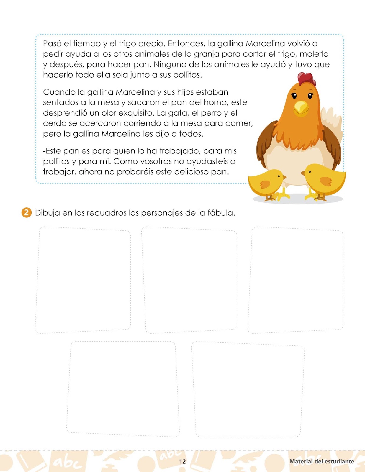 GUÍAS DE ACTIVIDADES SEGUNDO GRADO: LA FÁBULA 2