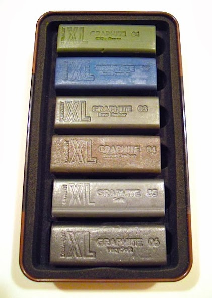 An Elephant a Day 2.0: Elephant No. 23: Watersoluble Graphite Blocks