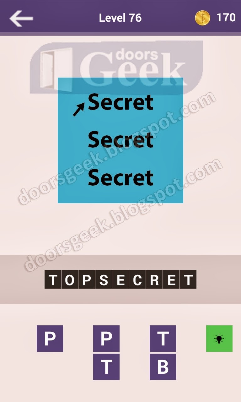 Fun Ways to Think - Level 76 ~ Doors Geek