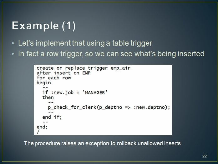 Triggers Considered Harmful, Considered Harmful: Triggers Considered Harmful, Considered Harmful: