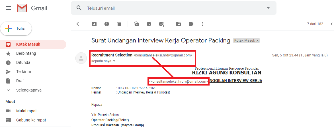 Ciri-Ciri Undangan Interview Kerja Palsu (Part 2) ~ Panggilan Interview ...