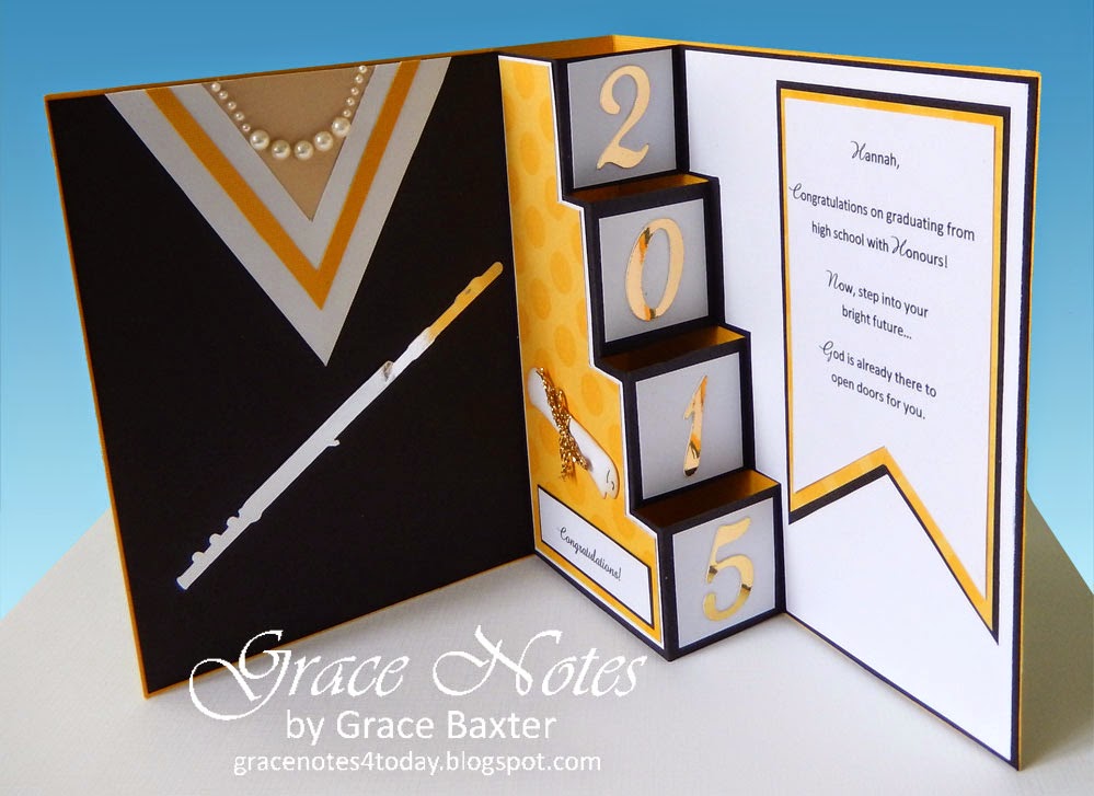 Grace Notes for Today: Graduation Pop-Up Card
