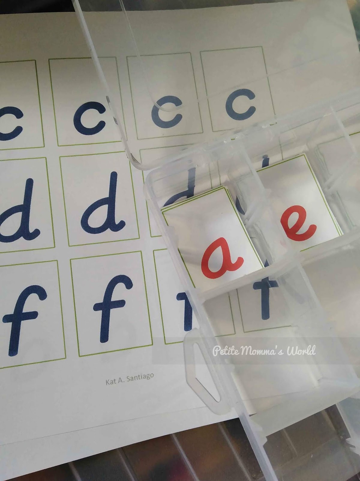 DIY Montessori-Inspired Movable Alphabet