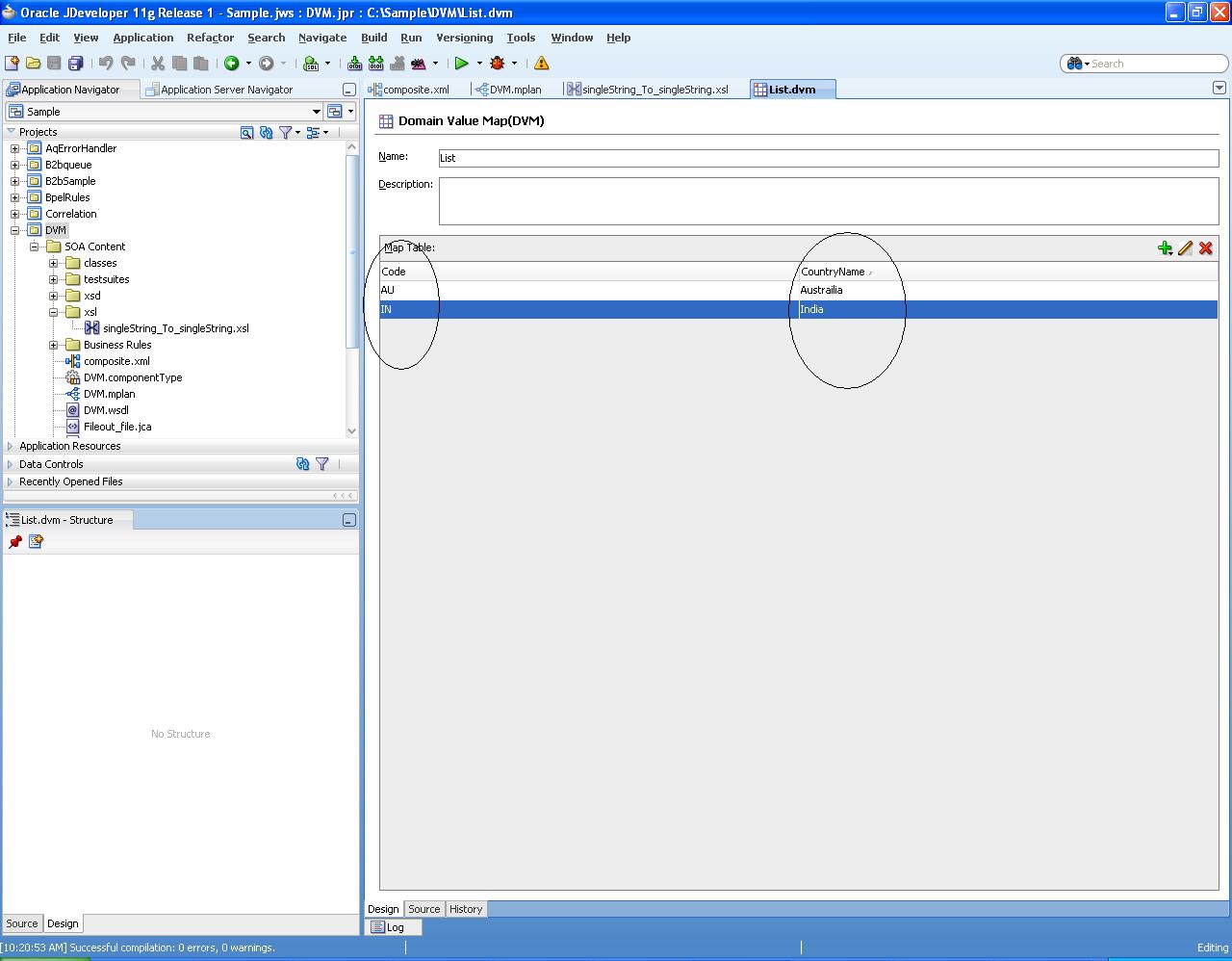Learning Soa How To Create Dvm In Soa Suite 11g