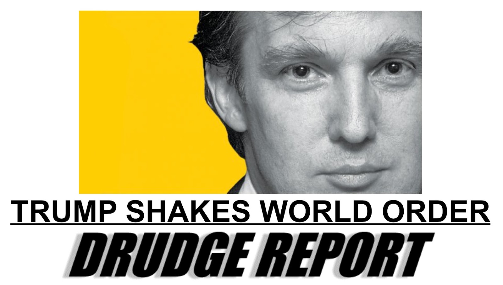 Althouse: Stunning pro-Trump propaganda from Drudge.