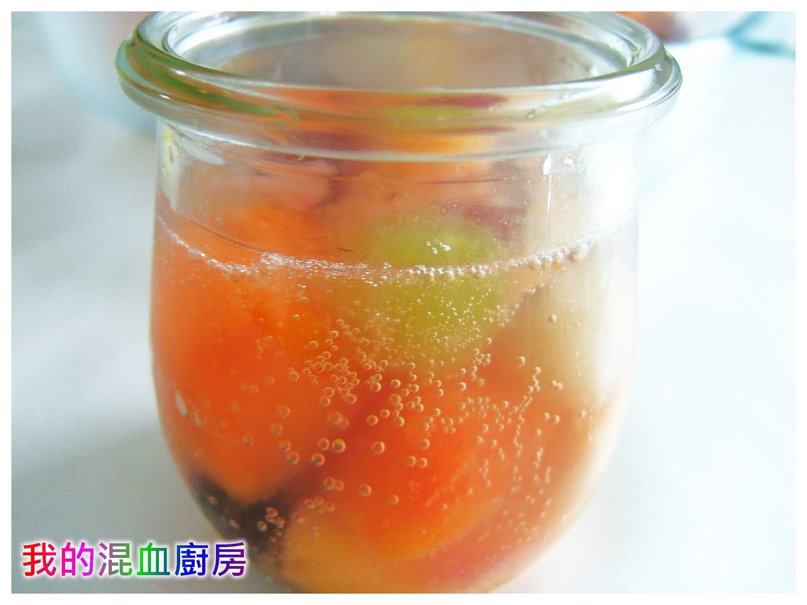 我的混血廚房 (My Hybrid Kitchen): 鮮水果雪碧汽水果凍(Fruity Sprite Jelly)