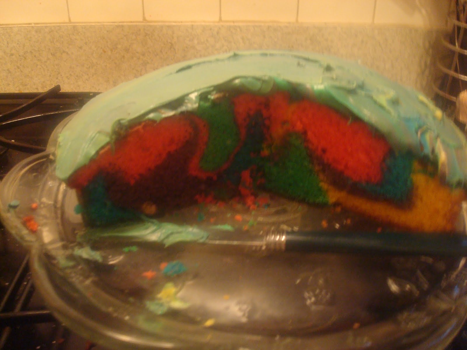 My LoveLeigh Life: Color Blast Cake