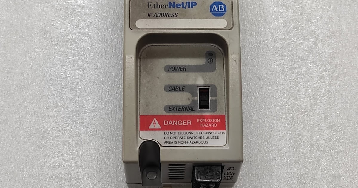ALLEN BRADLEY CAT 1761-NET-ENI ETHERNET INTERFACE MODULE