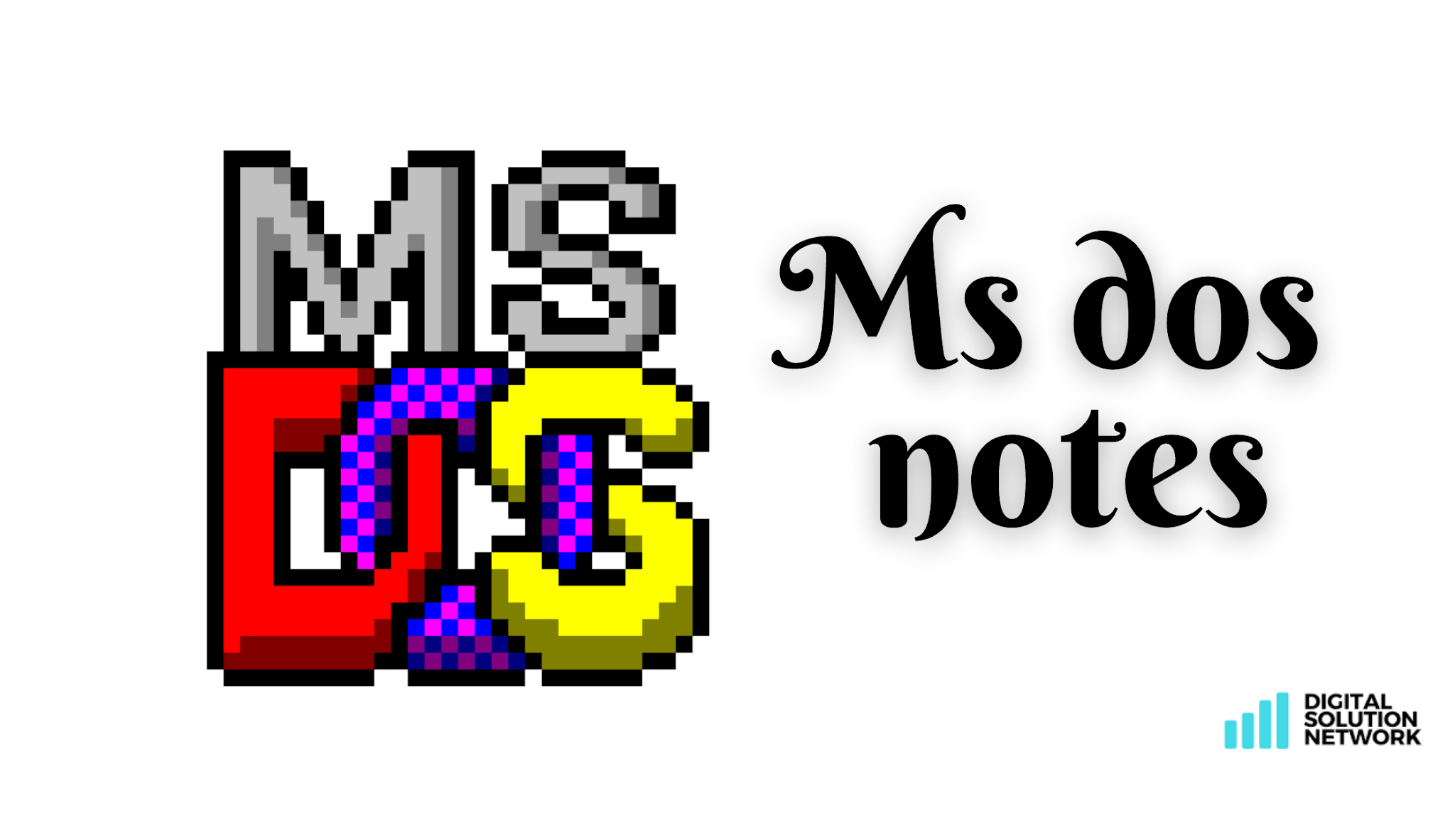 Ms DOS Notes Microsoft DOS Notes Ms DOS Notes Microsoft DOS Notes