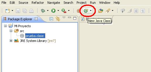 Cómo crear una clase Java en Eclipse IDE