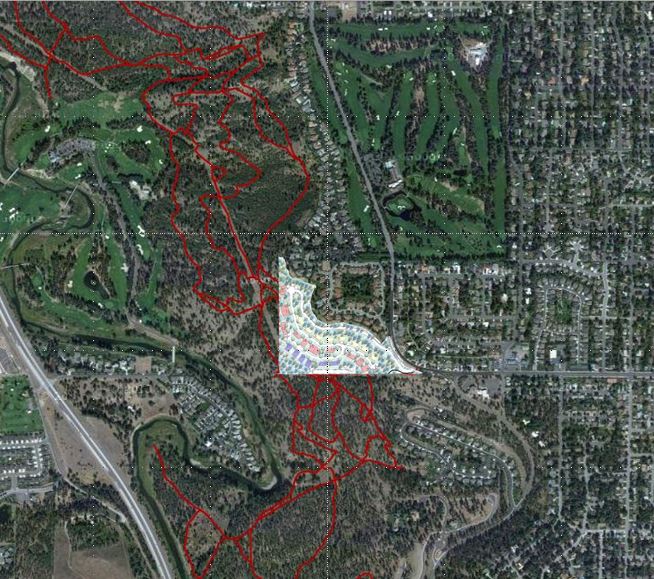 Cycling Spokane: High Drive/Bluff trails Tuscan Ridge development