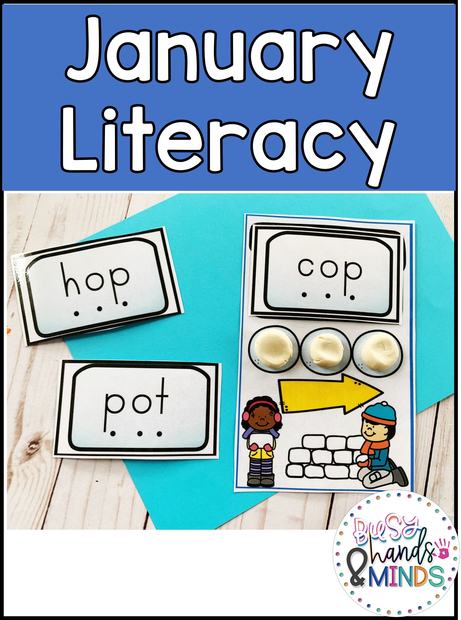 January Literacy Centers | Busy Hands and Minds