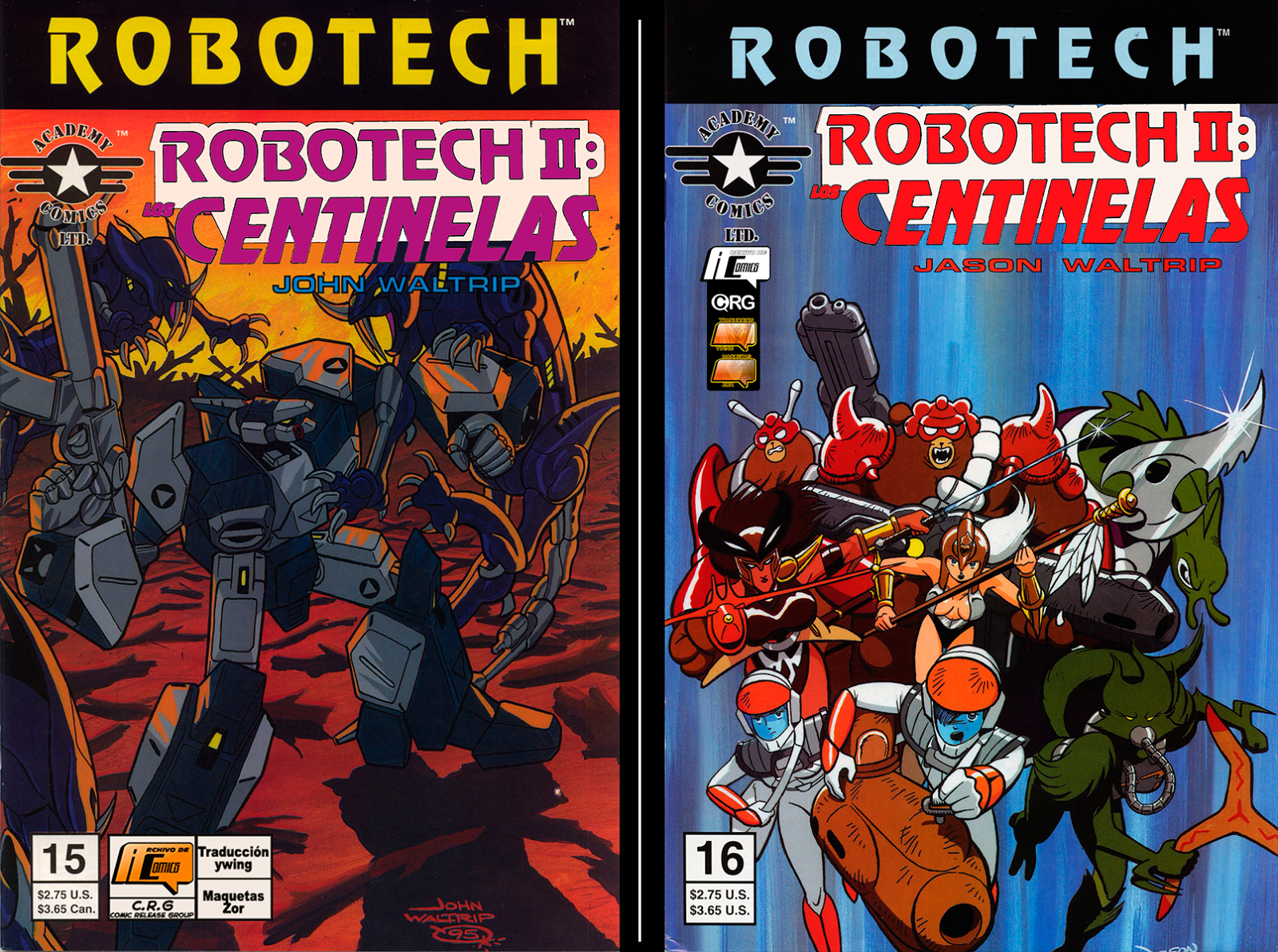 ROBOTECH 2: Los Centinelas [Libro 3] #15 y #16 - ROBOTECH/MACROSSComics