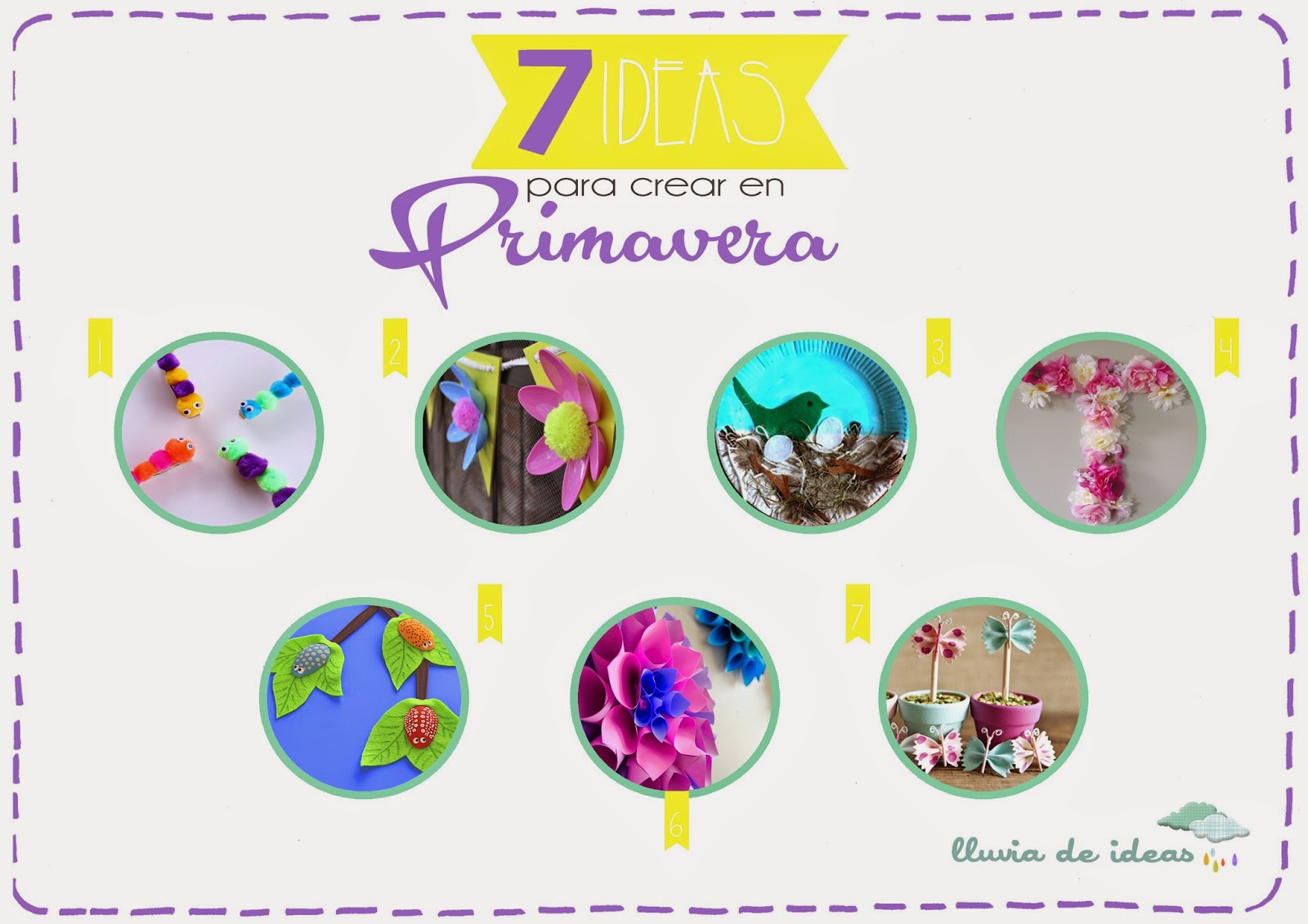 Recursos: Ideas para crear en primavera - LLUVIA DE IDEAS