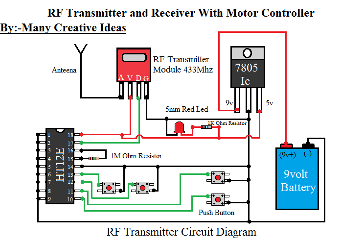 How To Make RF Transmitter And Reciver At Home
