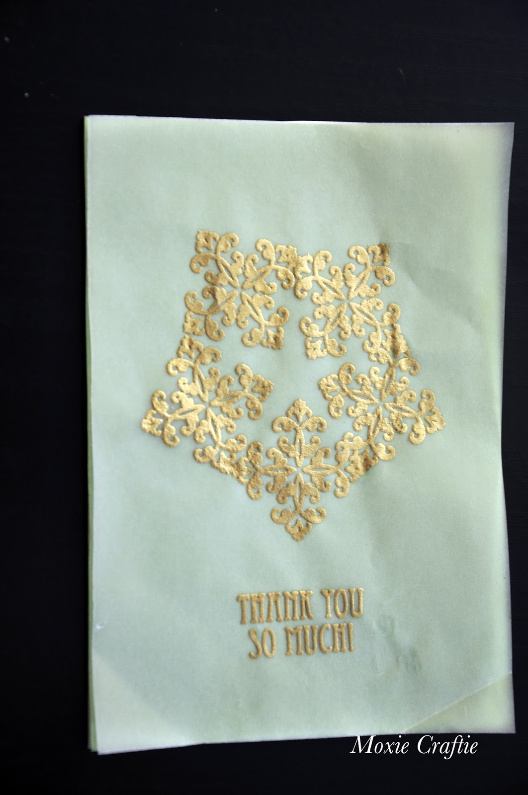 Moxie Craftie: Embossed Pattern