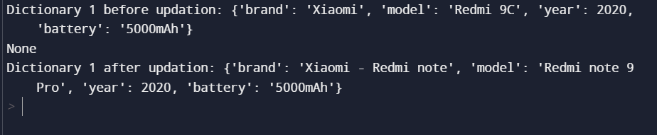 Geek4Tutorial.com: Dictionaries in Python