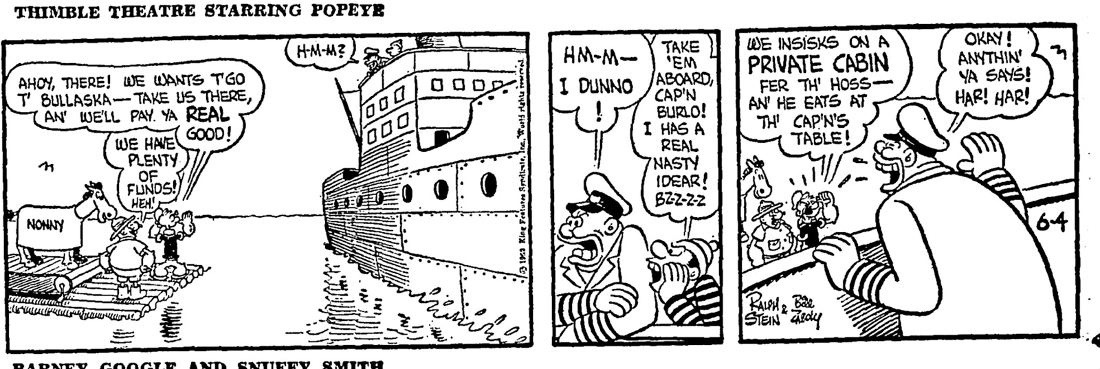 Ominous Octopus Omnibus: Popeye By Bill Zaboly