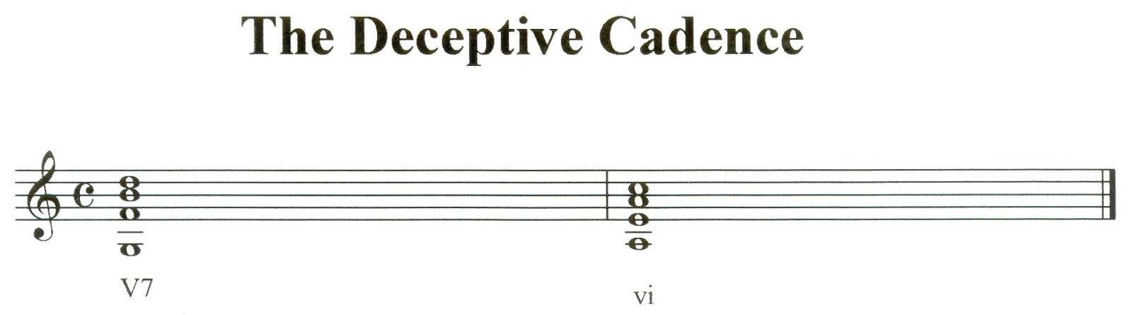 The Music Salon: The Deceptive Cadence