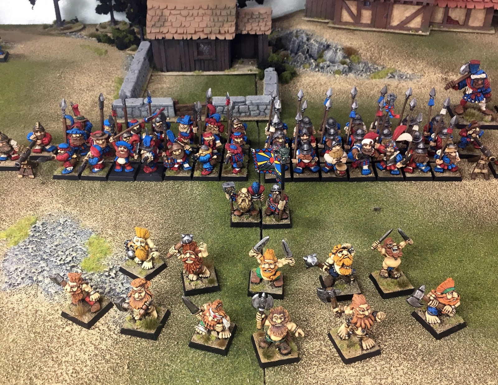 Blue's Marauding Miniatures: Dwarf Army Progress Shots...Almost There!!