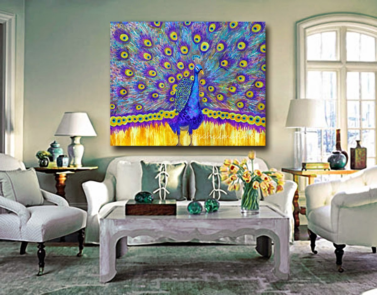 Fostering Peacock Decor The Inspiration Place