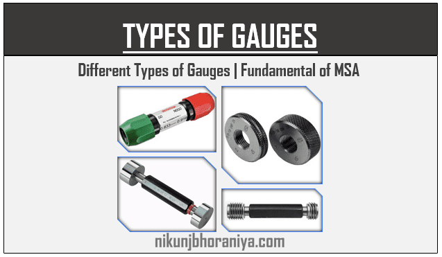 Types of Gauges in measurement | Explained with Example