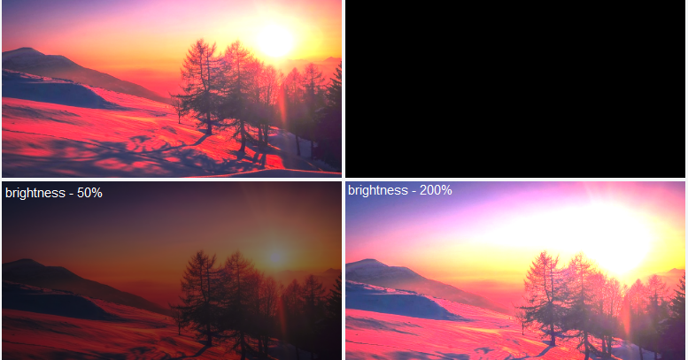 Make images brighter : CSS brightness filter - Css-Magz