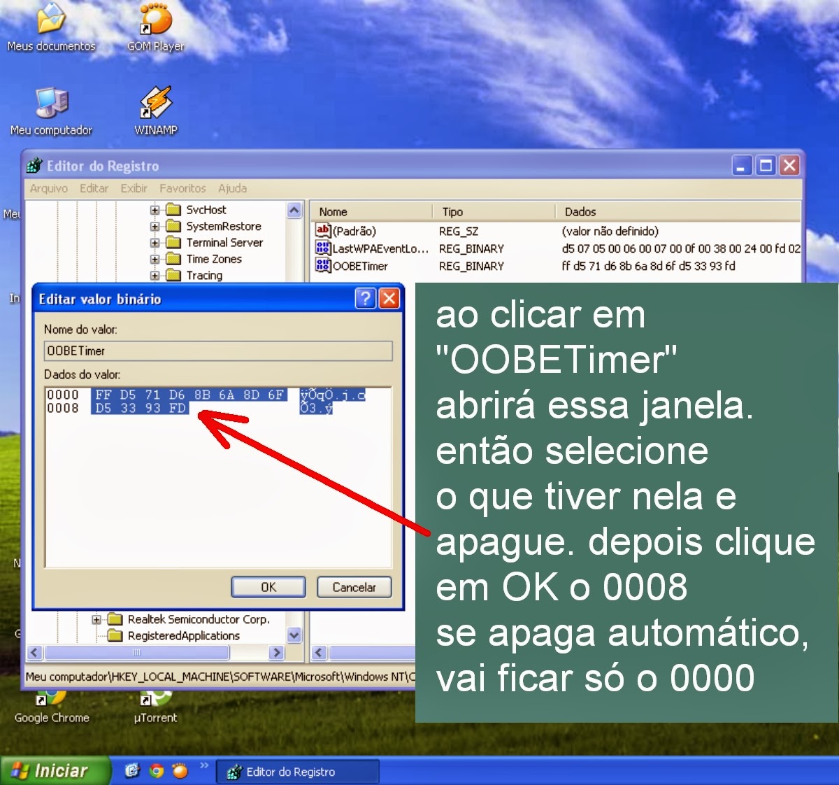 Como Fazer?: Como ativar o windows XP sem programa executável