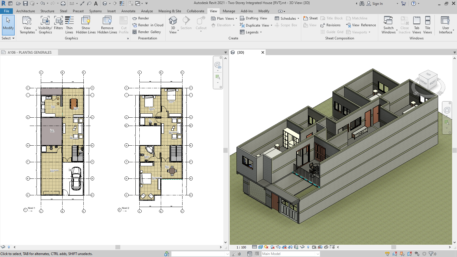 Two-Storey Integrated House [RVT]