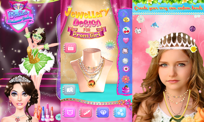 Best Makeover and Jewelry Design Games for Girls