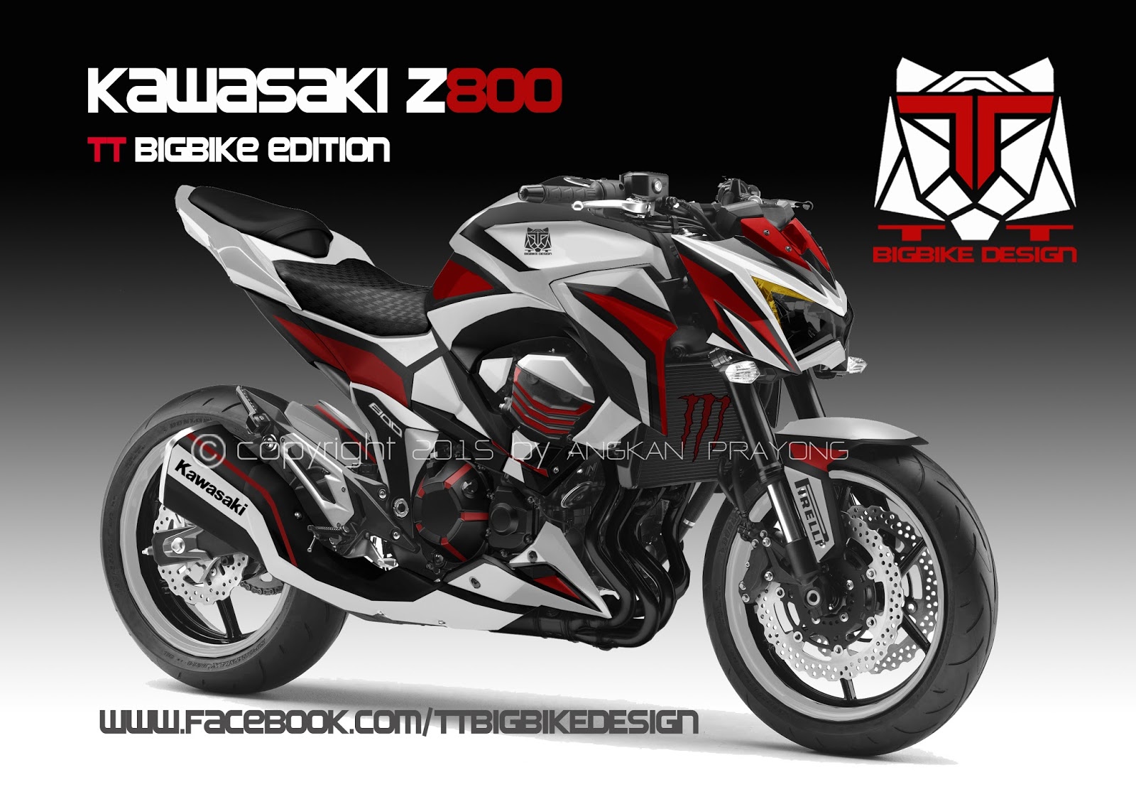 TT BIGBIKE DESIGN: KAWASAKI Z800 DESIGN CONCEPT #2-3
