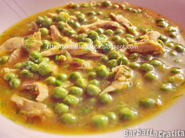 Mâncare de mazăre cu pui | Rețete BărbatLaCratiță