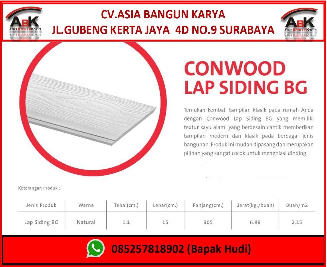 Conwood Lap Siding Bg (Dinding)