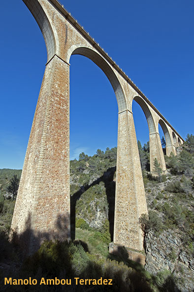 MISCELANEA de MANOLO AMBOU : GRANDES VIADUCTOS EN LA VIA VALENCIA – MADRID