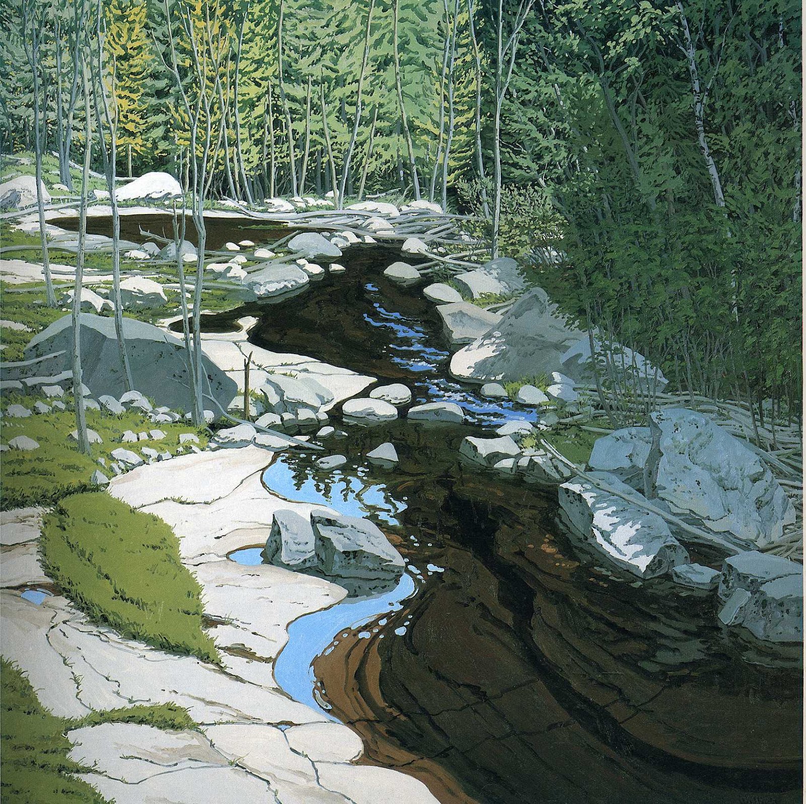 paintings old masters blog: Neil Welliver