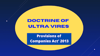 Doctrine of Ultra Vires | Provisions of Companies Act' 2013 | Company ...
