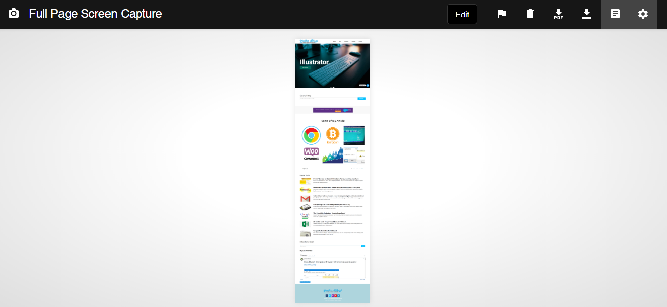 Cara Mudah Screenshoot Full Halaman Website di Browser Chrome - YUDHA ...