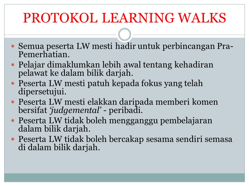SK SERIBONG: Learning Walk ( LW )