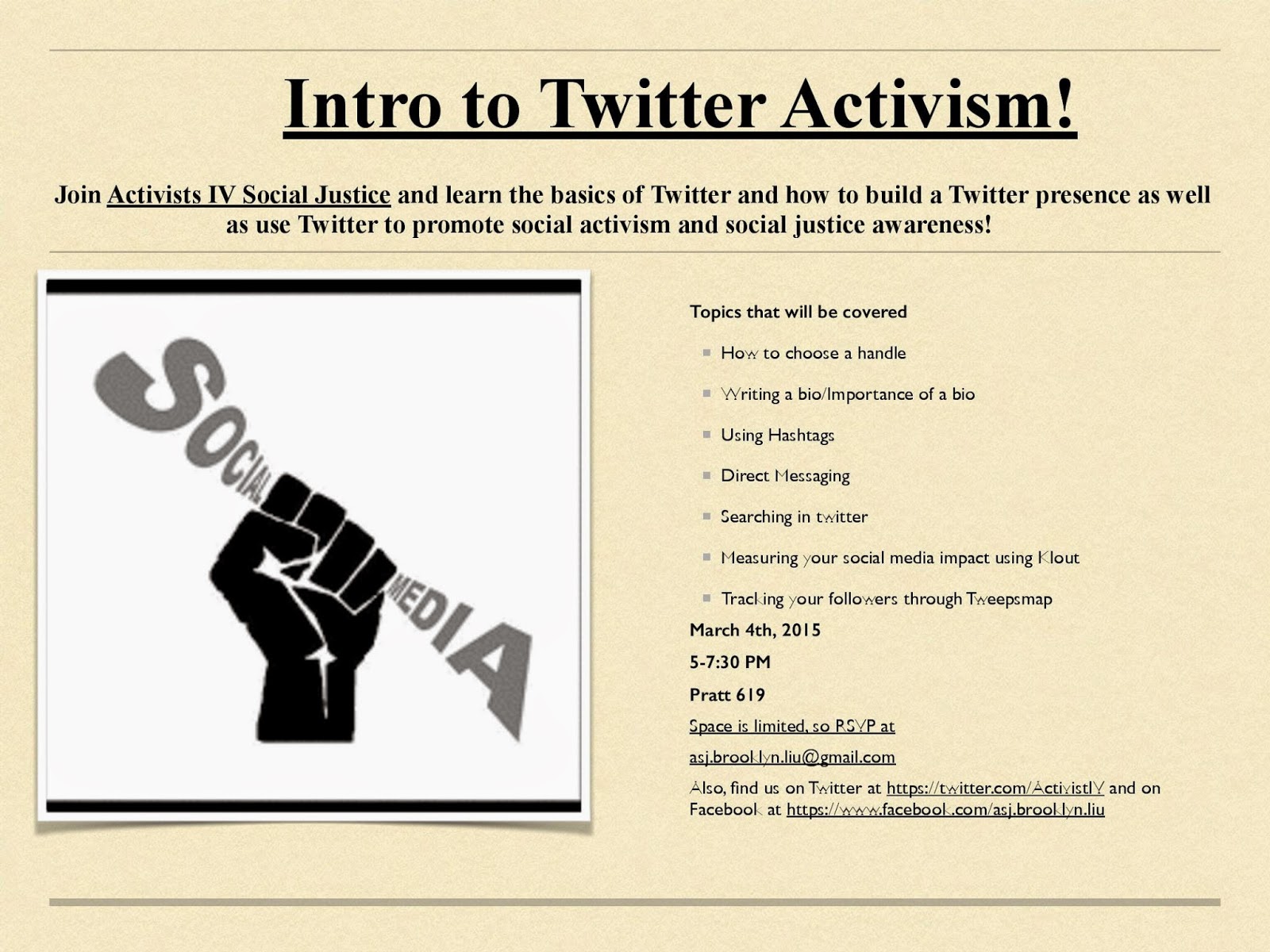 the longest island: Activists IV Justice: New Student Group at LIU Brooklyn