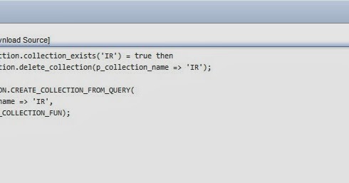 Apex Services: Interactive Report - Function Returning SQL Query