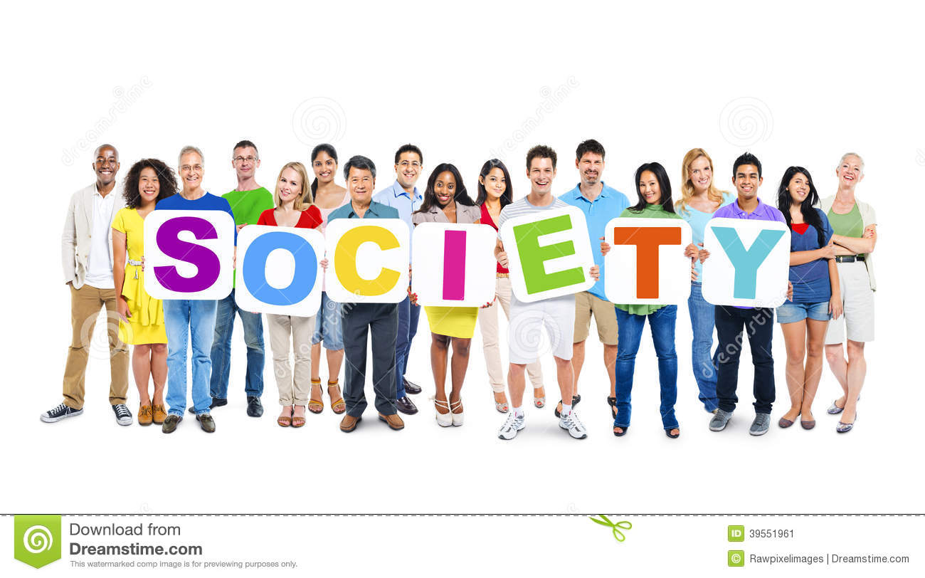 LIVE IN SOCIETY: NO.1.We live in a society where people can't survive ...