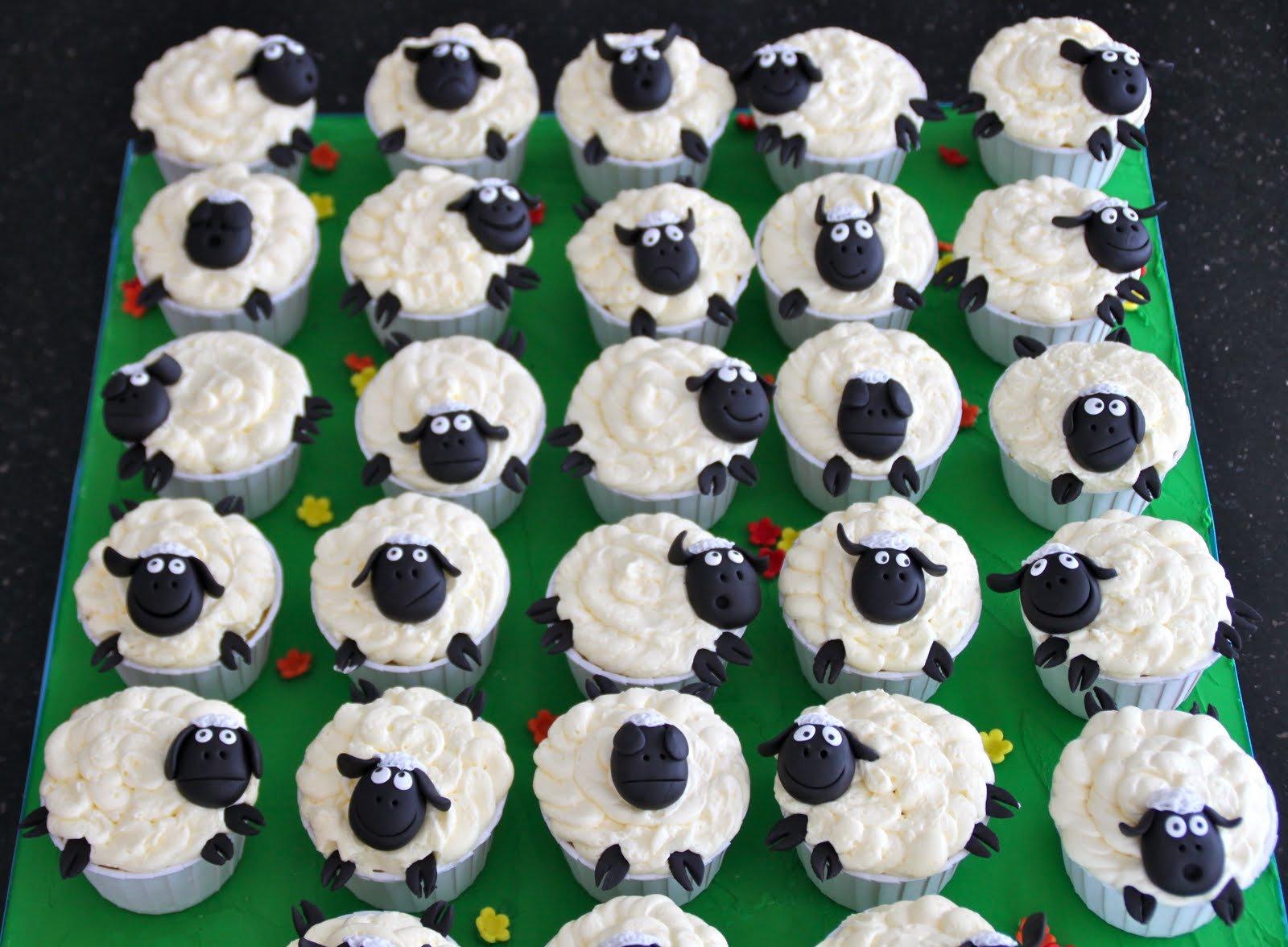 Sheep Cupcakes